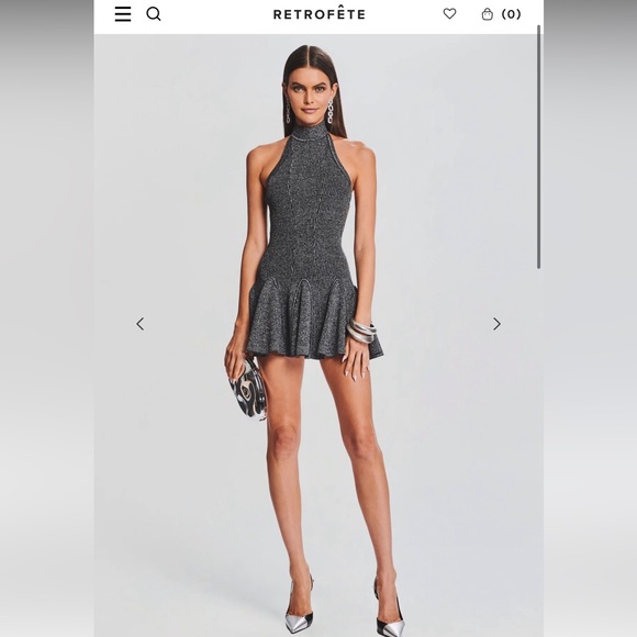 Retrofete | Dresses | Retrofete Mini Dress Sold Out Online Worn Once ...